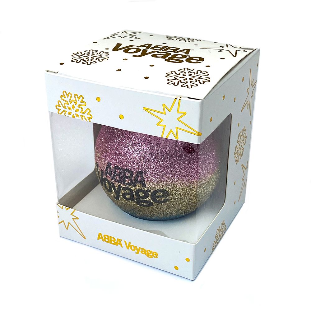 ABBA VOYAGE GLITTER RAINBOW BAUBLE - Official ABBA Voyage Store