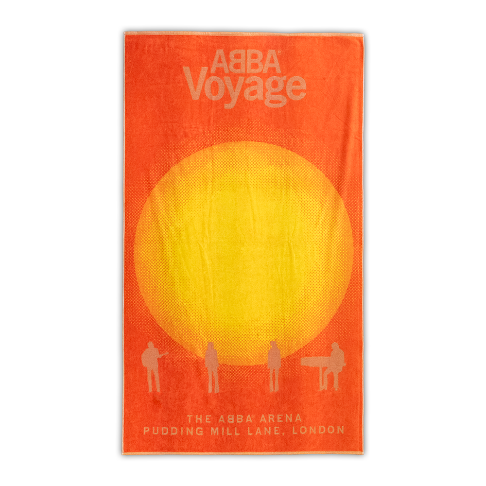 ABBA VOYAGE BEACH TOWEL - CHIQITITA – Official ABBA Voyage Store